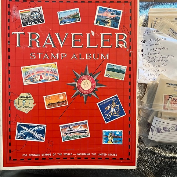 World stamps | Other | Traveler Stamp Album Book Stamps | Poshmark